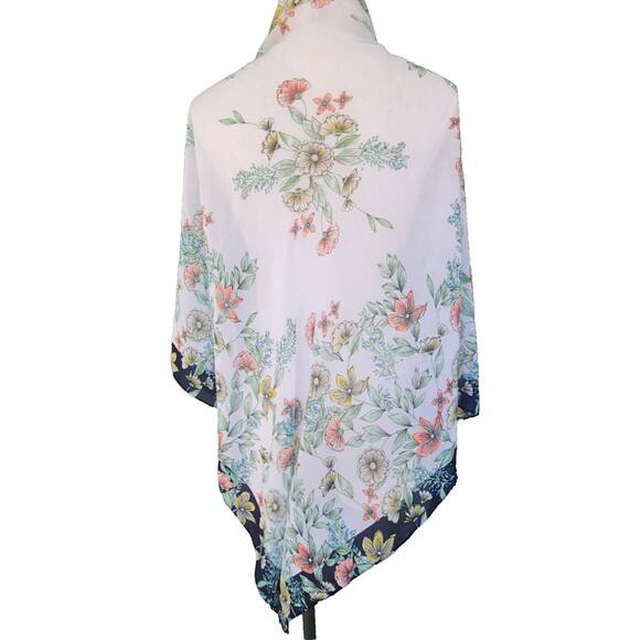 Unbranded | Accessories | Beautiful Chiffon Scarf Multicolor Floral 4 ...